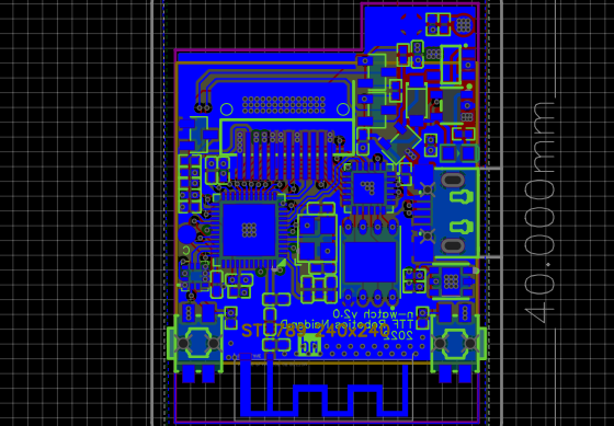 n-watch v2.0(Smart watch) - Platform for creating and sharing projects - OSHWLab