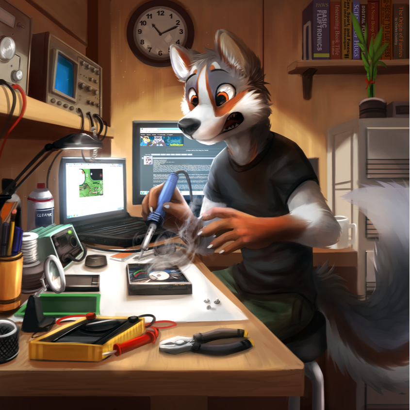 Furry DIY Circuits - EasyEDA open source hardware lab