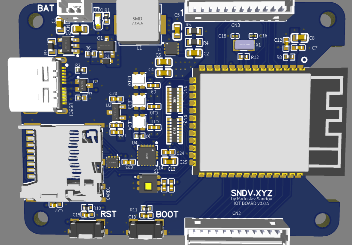 SNDV IOT Board - Platform for creating and sharing projects - OSHWLab