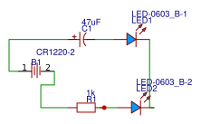 Projeto de LEDS Resources - EasyEDA