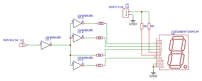 display a 7 segmenti Resources - EasyEDA