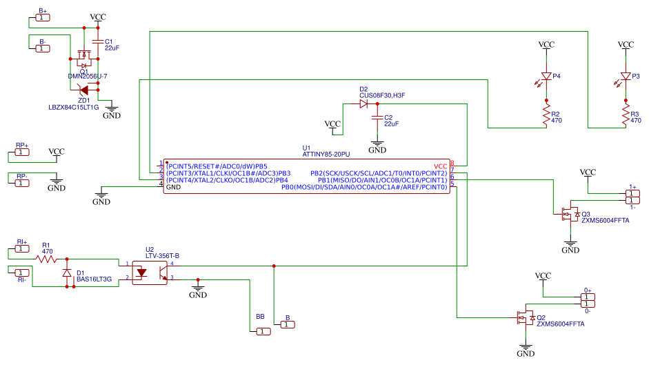 Attiny85 Resources Easyeda 