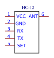 HC-12 Radio module Resources - EasyEDA