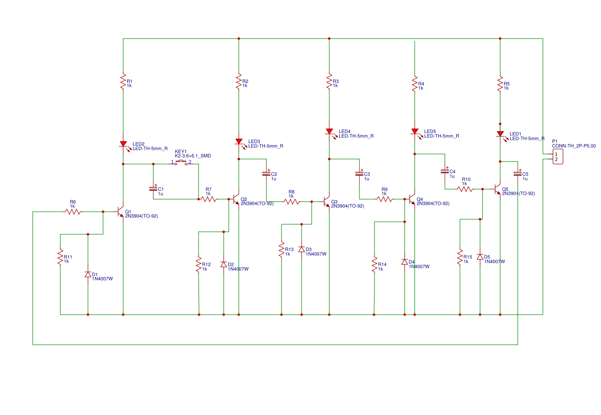 Esquema Luces Resources - EasyEDA