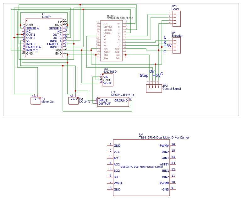 DC Servo Arduino pro Micro With TB6612FNG Module Resources - EasyEDA