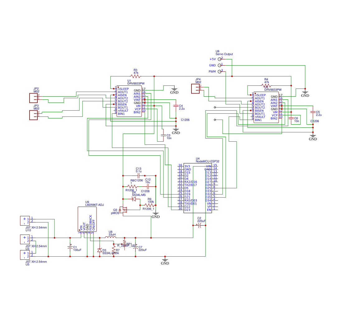 Omni wheel bot schematic Resources - EasyEDA