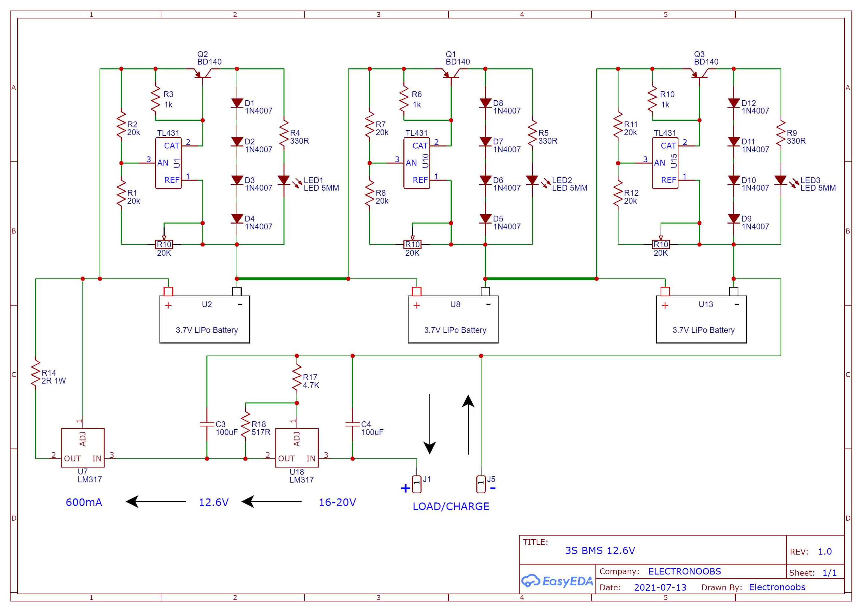 3s bms Resources - EasyEDA