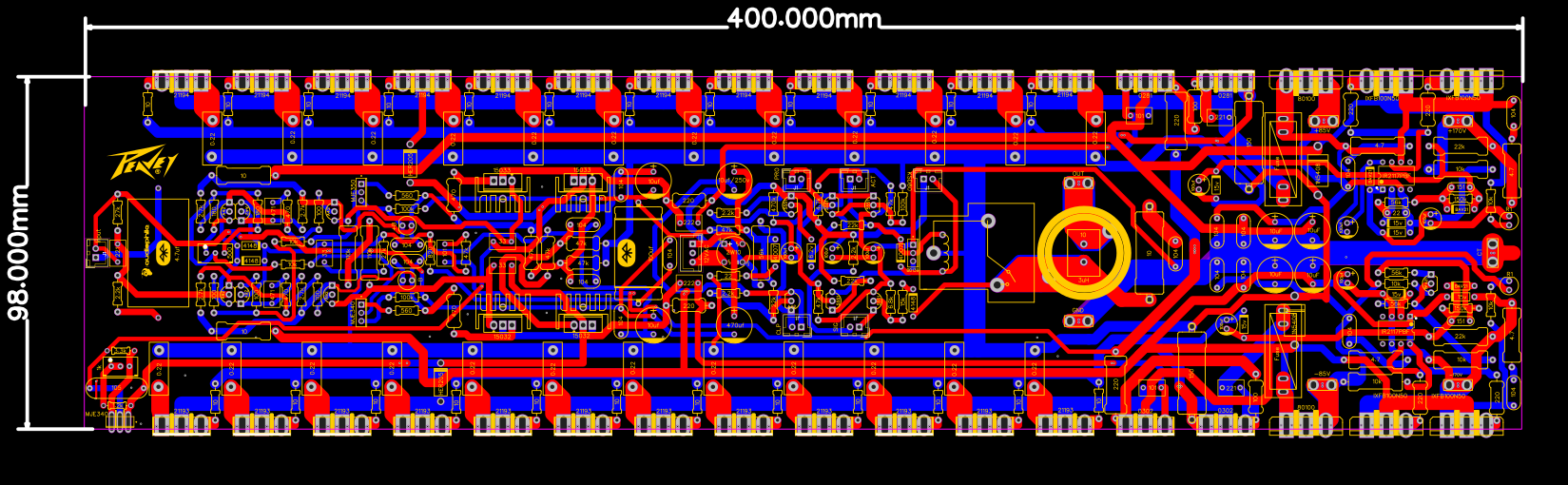 PCB_Class H Peavey PVI-3000 Resources - EasyEDA