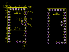 Arduino Pro Mini Footprint Resources - EasyEDA