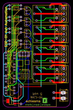 ESP-01 $ch Relay Resources - EasyEDA