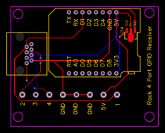 Rack 4 Port GPIO Receiver Resources - EasyEDA