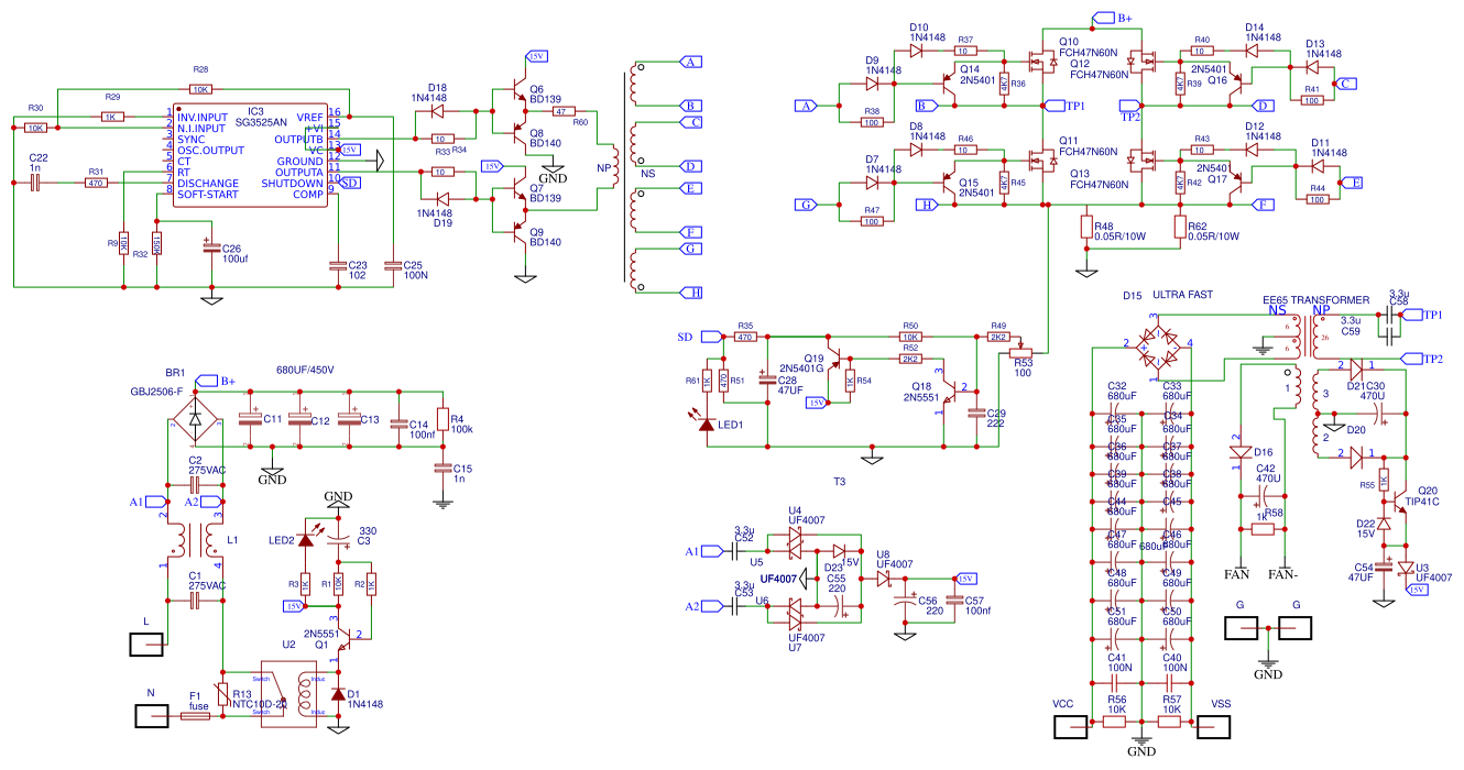 simple smps sg3525 Resources - EasyEDA