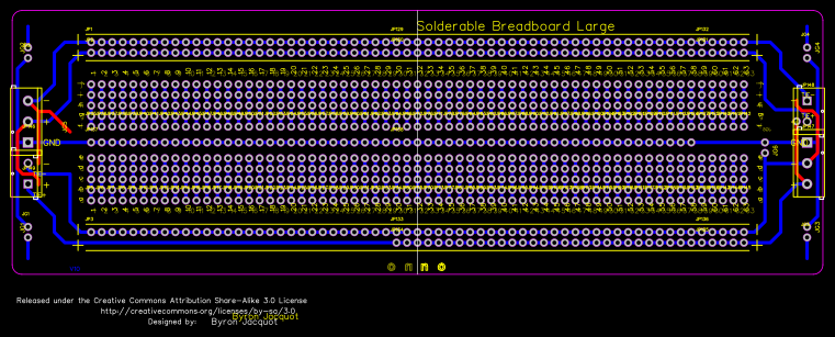 Solderable_Breadboard_Large Resources - EasyEDA