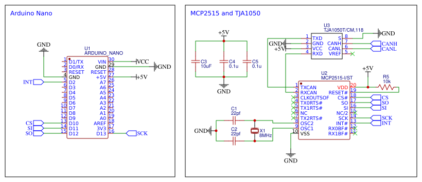 Arduino Can Mcp2515 Resources Easyeda