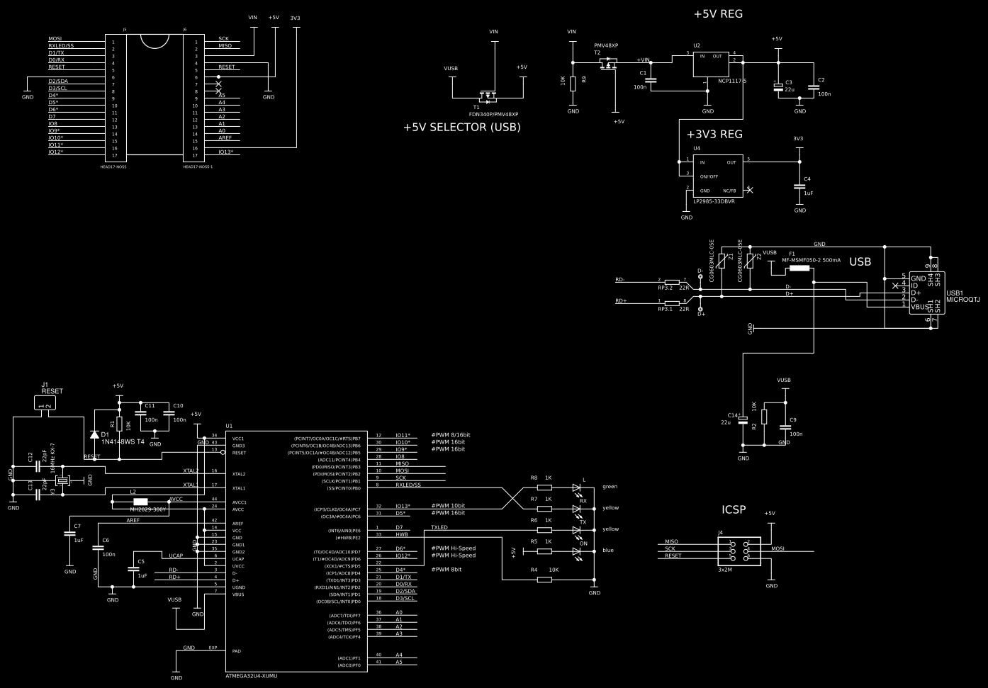 Arduino Micro Resources - EasyEDA