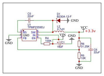 3v3 stepDown Module Resources - EasyEDA