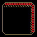 16X16 LED MATRIX CONNECTION BREAKOUT Resources - EasyEDA