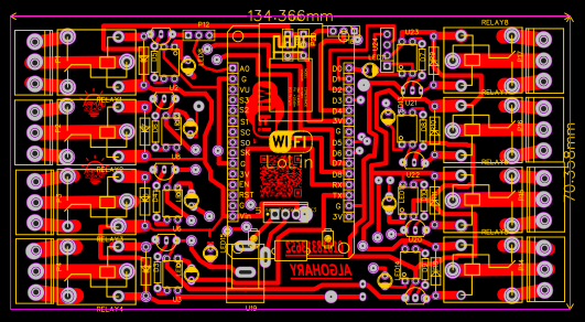 NodeMCU_v3_ESP12E_DEVKIt_8CH Resources - EasyEDA