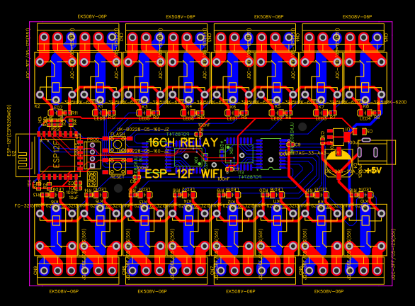 16ch Esp8266 Resources Easyeda
