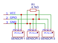 GPIO Dallas Sensor 3 Connections Resources - EasyEDA