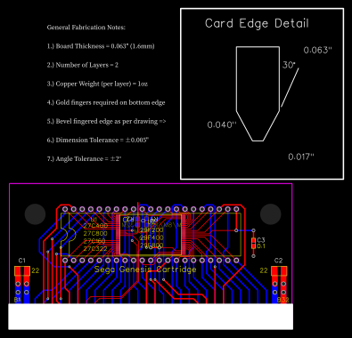Mega Drive cart pcb basic Resources - EasyEDA