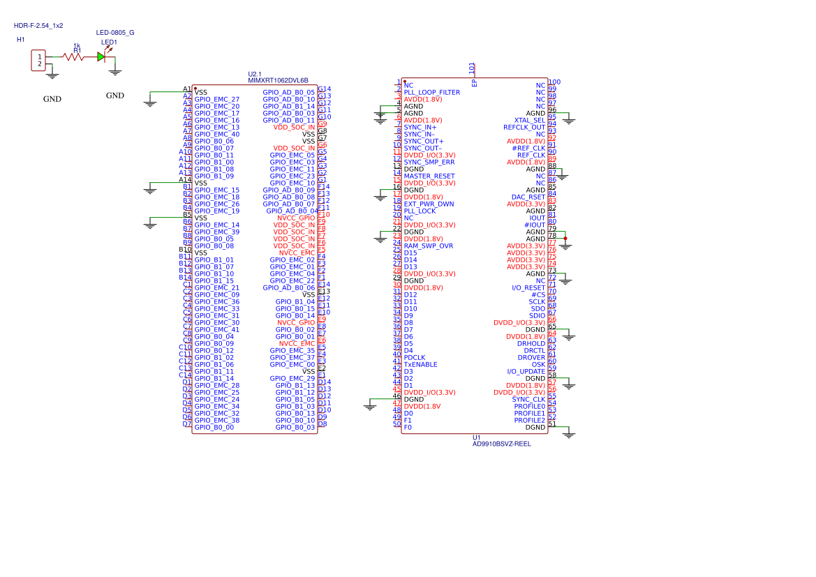 LED module. Resources - EasyEDA