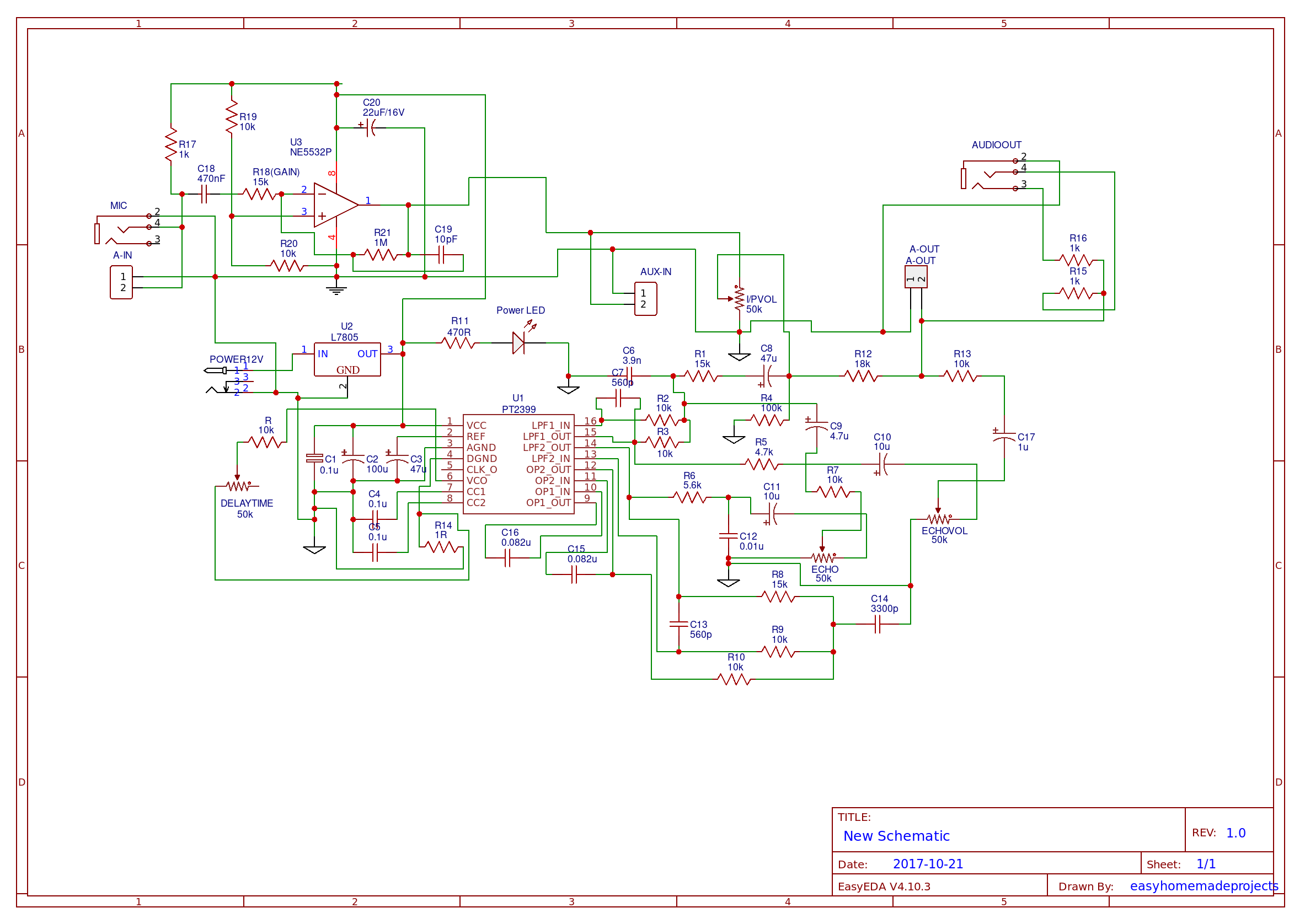 4558+2399 Pre amp Resources - EasyEDA