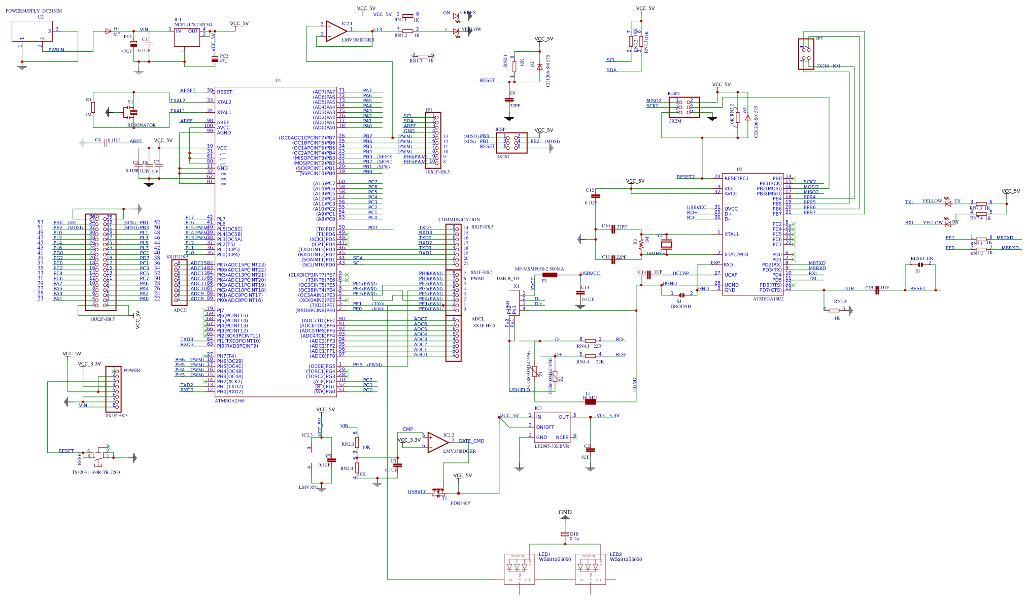 Arduino Test with LEDs 2 Resources - EasyEDA