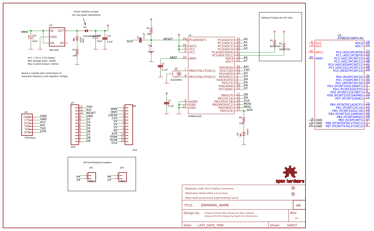 ARDUINO PRO MINI PROJECT COPY Resources - EasyEDA