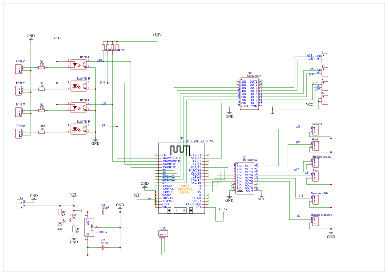 Esp32 Cnc Controller Resources Easyeda