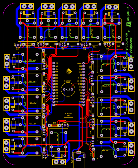 ESP32-Módulo-16Relés Resources - EasyEDA