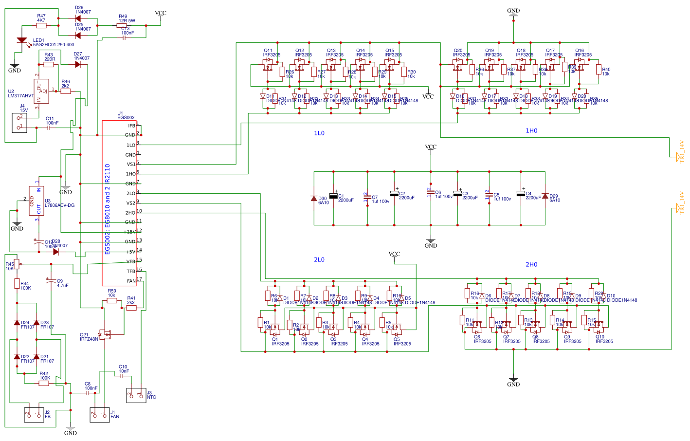 Pure Sine Wave Inverter EGS002 Based Resources - EasyEDA