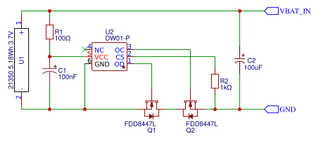 SIM808 3.7V LIPO PROTECTION AND CHARGE CIRCUIT Resources - EasyEDA