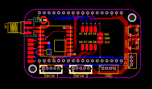 PCB_Beetle Breakout - Sentinel Resources - EasyEDA
