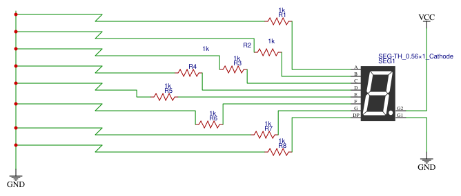 7 seg Resources - EasyEDA