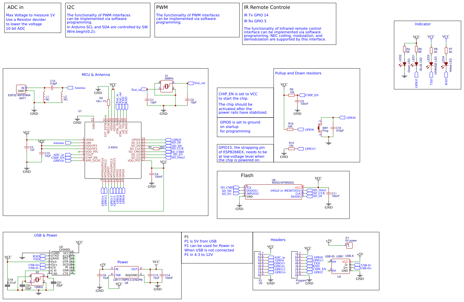 ESP8266 Temp Board Resources - EasyEDA