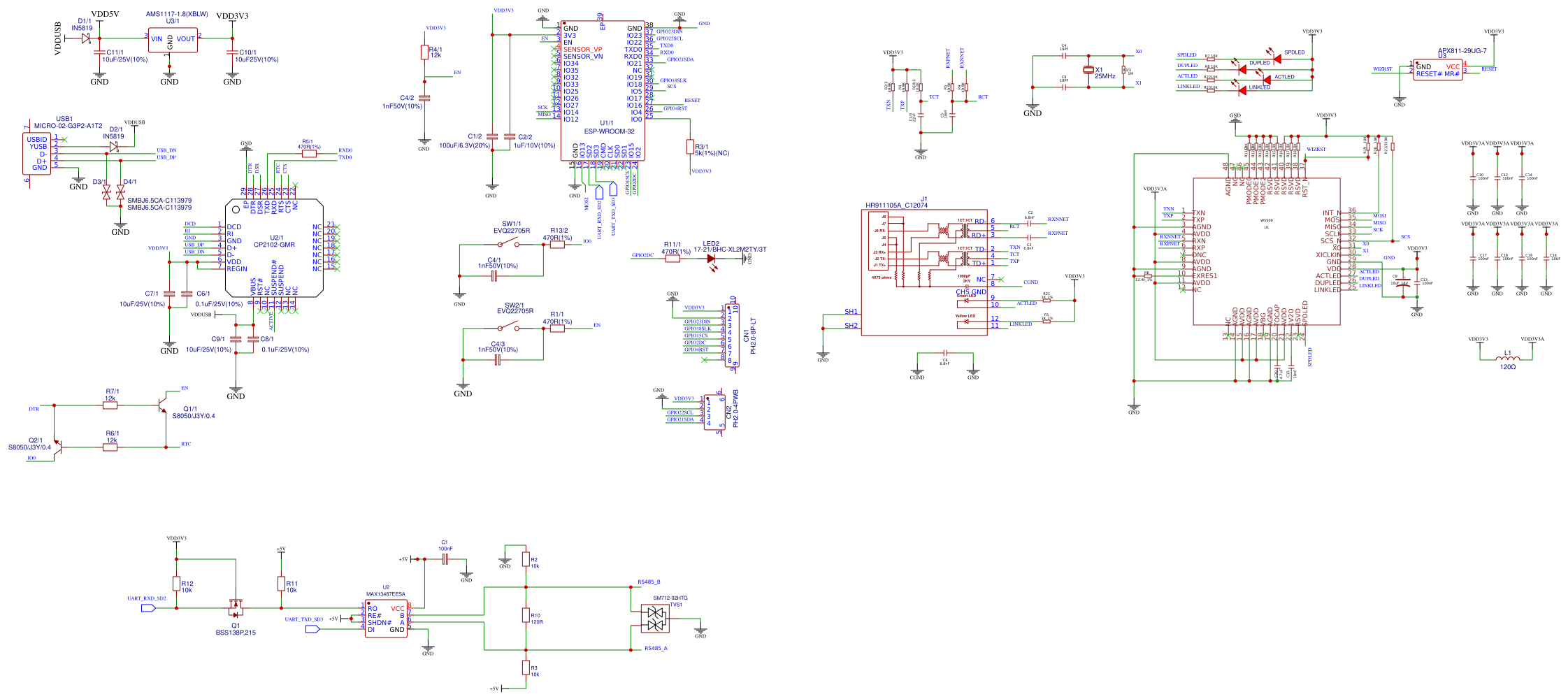ESP32-W5500-MAX13487 Resources - EasyEDA