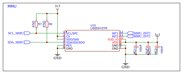 LIS2DH12TR - MMU Module Resources - EasyEDA