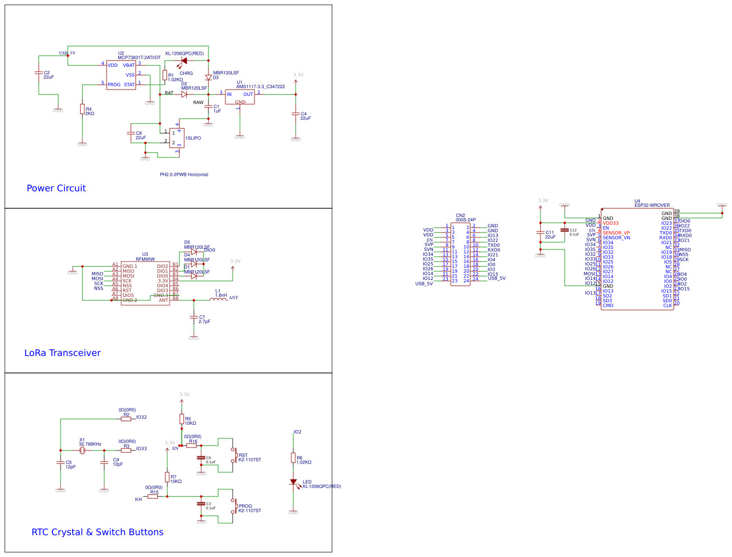 ESP Lora Hub Resources - EasyEDA