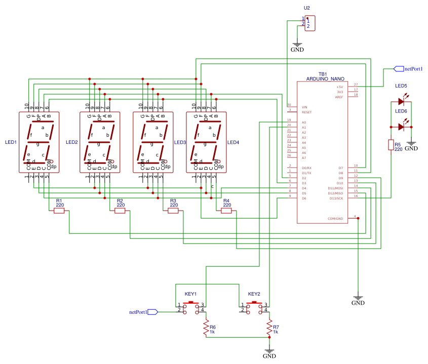 Led Clock 2 Resources - EasyEDA