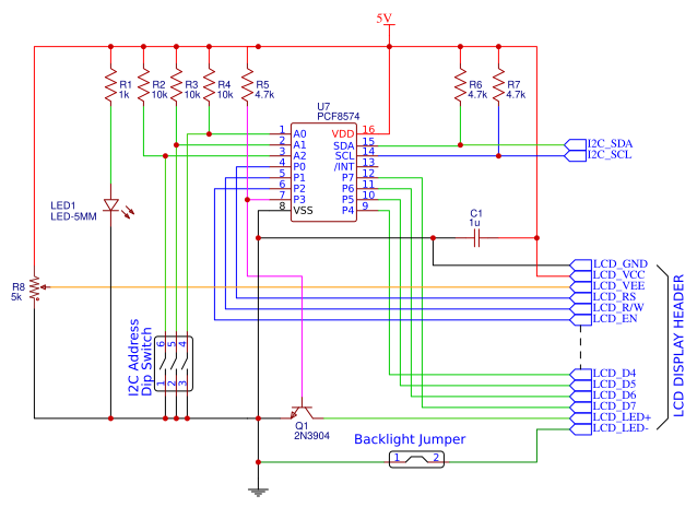 IC2 LED Schematic Resources - EasyEDA