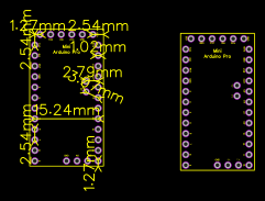 Arduino Pro Mini Footprint Resources - EasyEDA