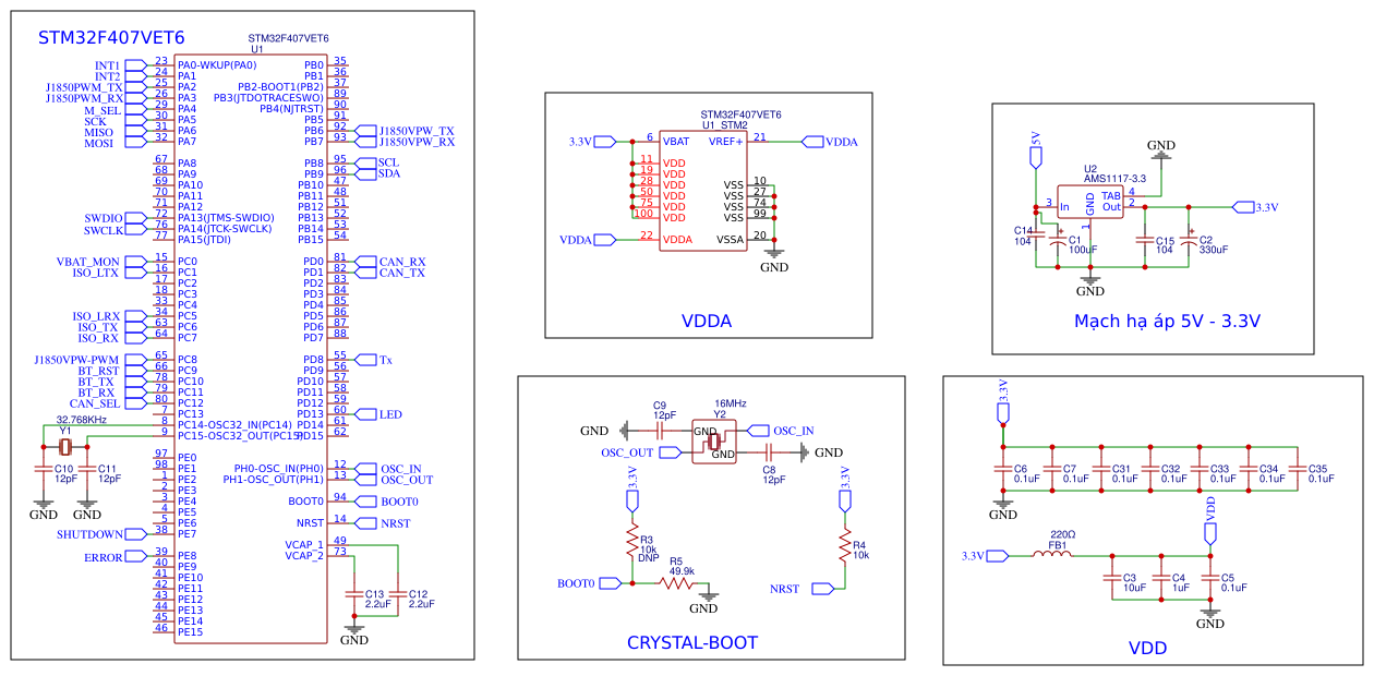 STM32F407VET6 Resources - EasyEDA