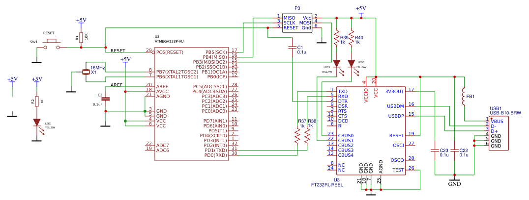 New Schematic Module atmega328_16MHz_USB Resources - EasyEDA