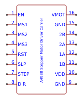 A4988 STEPPER MOTOR DRIVER CARRIER COPY Resources - EasyEDA