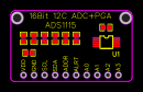 16bit i2C ADS1115 Module ADC 4 Channel + PGA Resources - EasyEDA