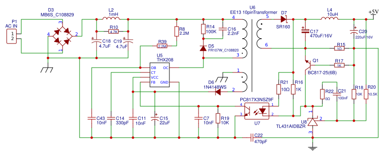PSU 5v Resources - EasyEDA