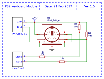 PS2 Keyboard Module Resources - EasyEDA