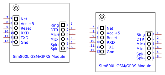 Sim800L GSM/GPRS Module Resources - EasyEDA