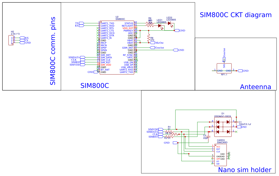 sim800 Resources - EasyEDA